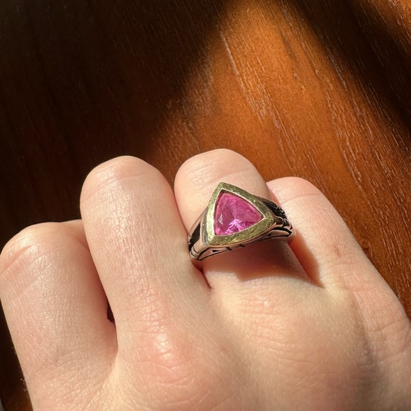 John Atencio | Jewelry | John Atencio Rhodolite Ring Sterling 8k Gold ...